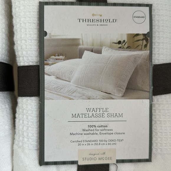 Threshold | Bedding | New Waffle Matelasse Quilt Sham Standard ...